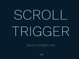Scrolltrigger Scroll Based Animations With Ease Jquery Plugins