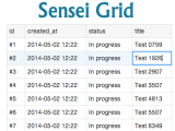 Sensei Grid Simple Data Grid Library In Javascript Jquery Plugins