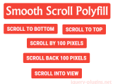 Smooth Scroll Behavior Polyfill Jquery Plugins