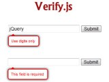 Verify Js Customizable Asynchronous Form Validation Library Jquery