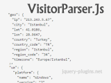 Visitorparser Js User Agent Ip Geo Location Parser With Javascript