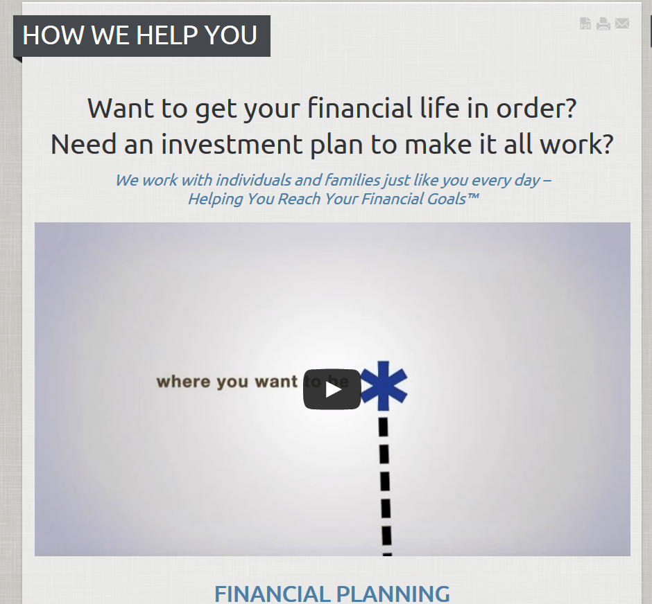 Marketing Strategy Partnership with Weiss Financial Group | JR Lisk