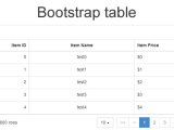 Js Tutorial Bootstrap Table