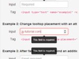 Js Tutorial Jquery Validation Bootstrap Tooltip
