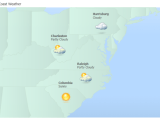 Javascript Weather Map Chart Jscharting