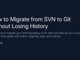 How To Migrate From Svn To Git Without Losing History