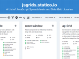 Jsgrids Spreadsheet And Data Grid Libraries For Javascript