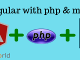 Angularjs Crud With Php And Mysql Json World