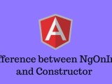 Difference Between Ngoninit And Constructor In Angular Json World