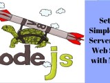 How To Setup A Simple Http Server Local Web Server With Nodejs Json