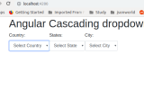 Cascading Dropdown In Angular Json World