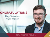 Congratulations To Riley Smeaton On Being Promoted To Project Engineer
