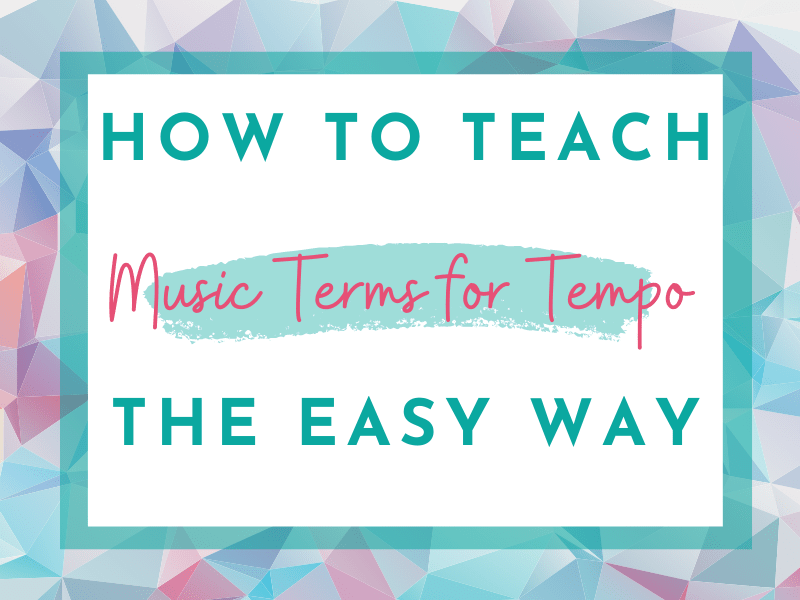 Tempo Music Terms