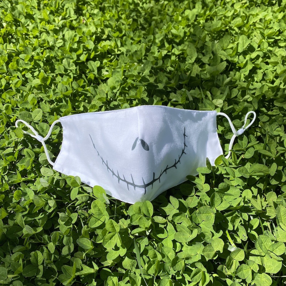 Skelton Mask Halloween 3 layer reusable face mask with filter - Just ...