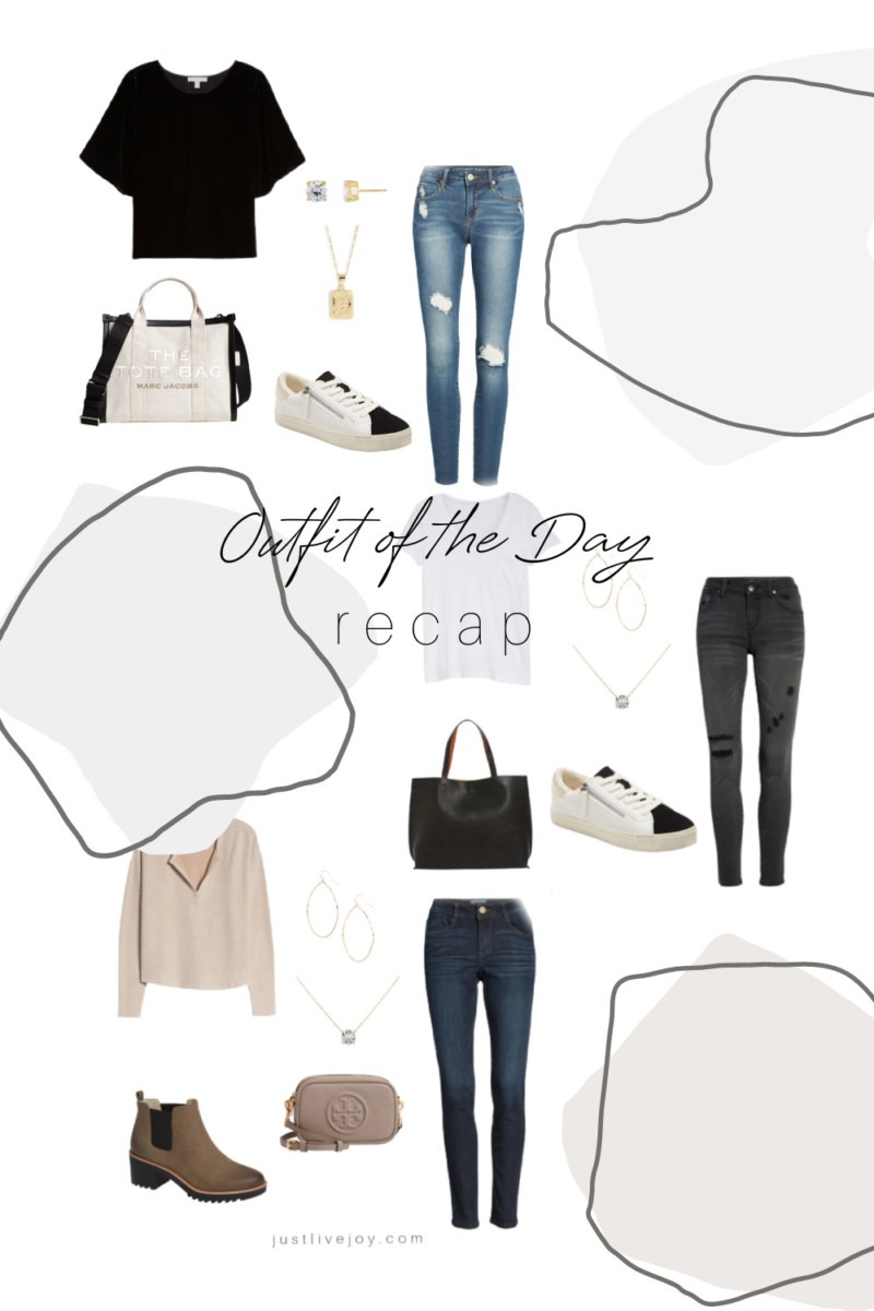 Five Outfit of the Day Recaps • JUST LIVE JOY