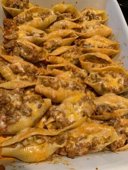 Taco Stuffed Shells - the kind of cook recipe