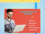 Python Developer Job Description Key Responsibilities Skills And