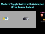Modern Toggle Switch With Sun Moon Animation Using Html And Css Free