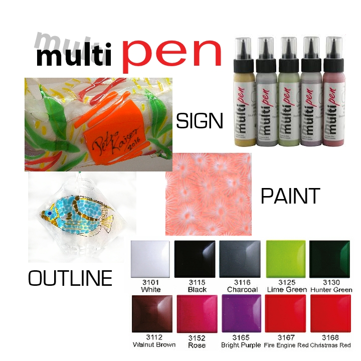 Multi Pen Enamel Paint | Fuse It with Petra Kaiser