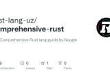 Comprehensive Rust Tools And Workflow