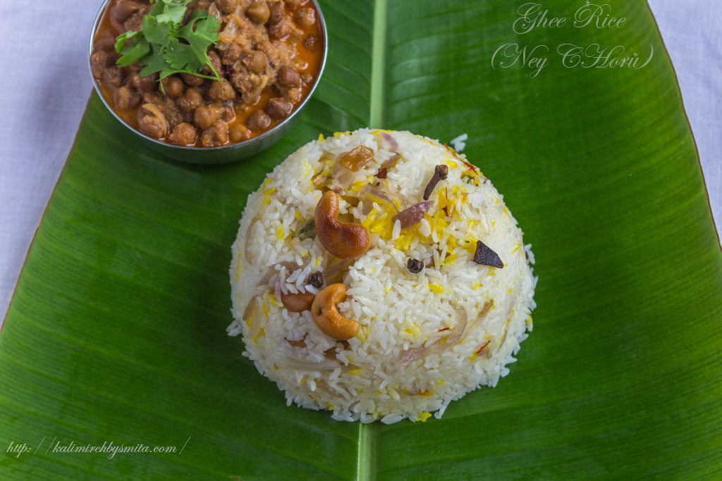 Ghee Rice/ Ney Choru - Kali Mirch - by Smita