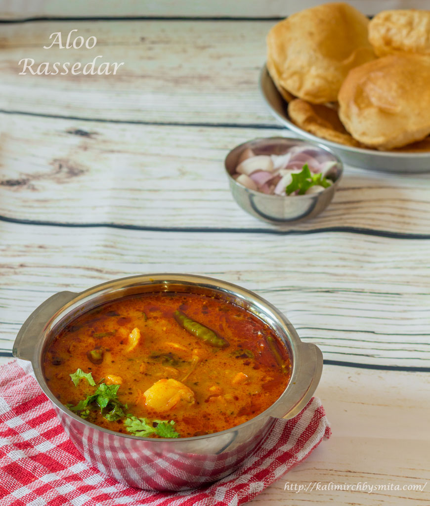 Aloo Rassedar-Tariwale Aloo-Aloo Tamatar Sabzi-Quick and Simple Potato ...