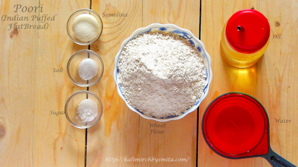 Poori recipe-पूरी-How to make soft and puffed Pooris - Kali Mirch - by ...