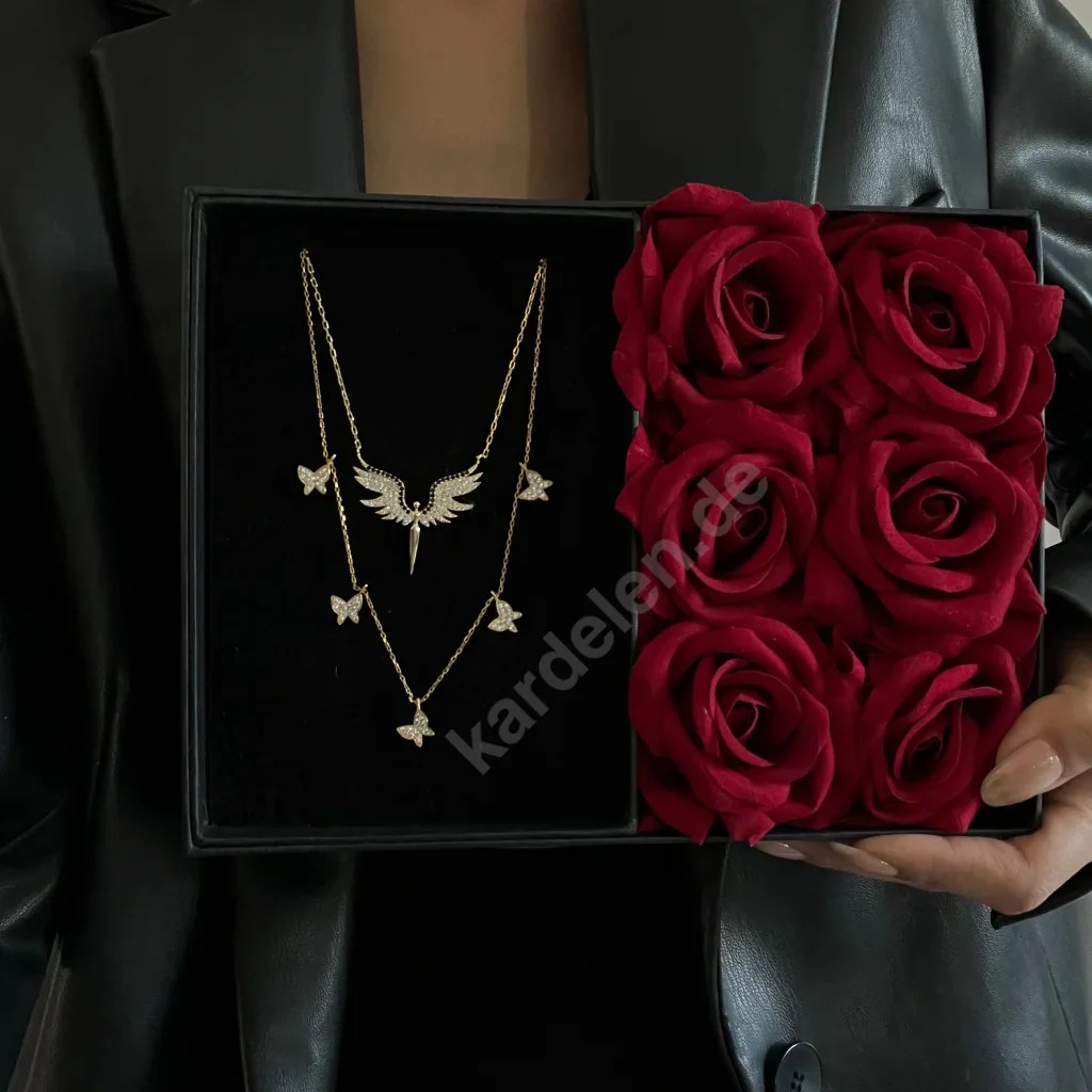 Happiness Set Mit Rosenbox 925 Silber