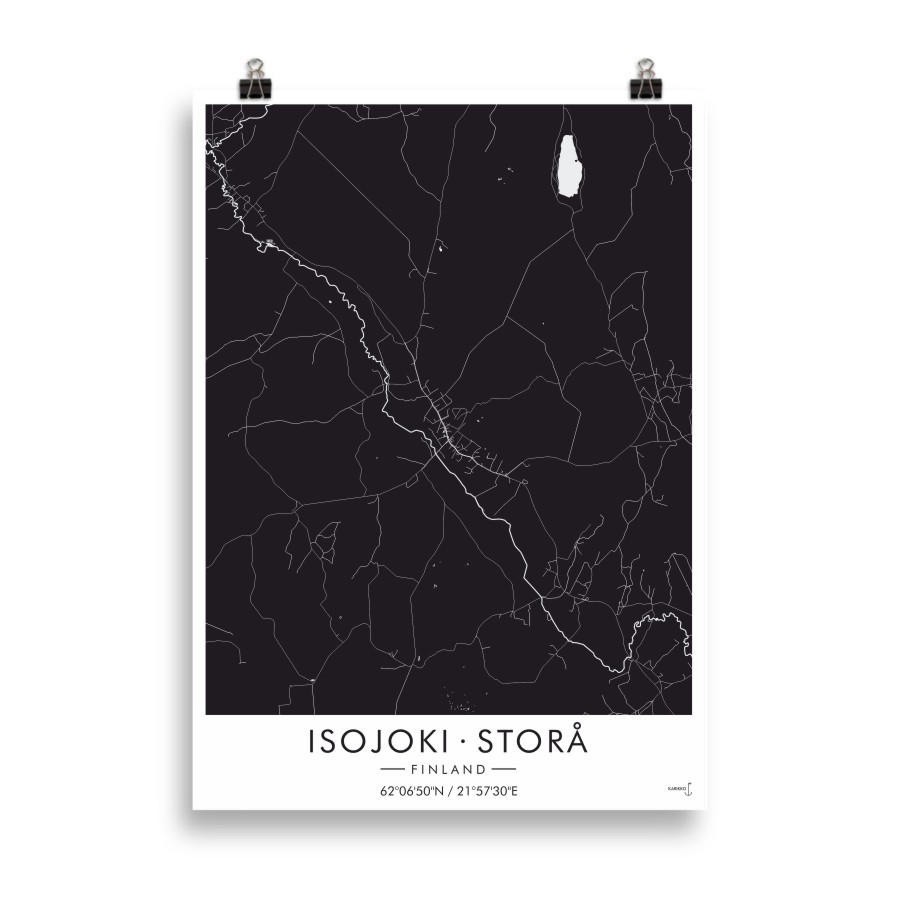 Isojoki juliste musta | KARIKKO