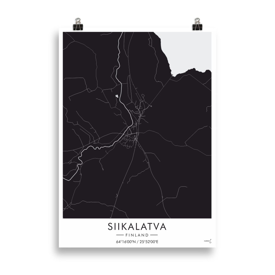 Siikalatva juliste musta | KARIKKO