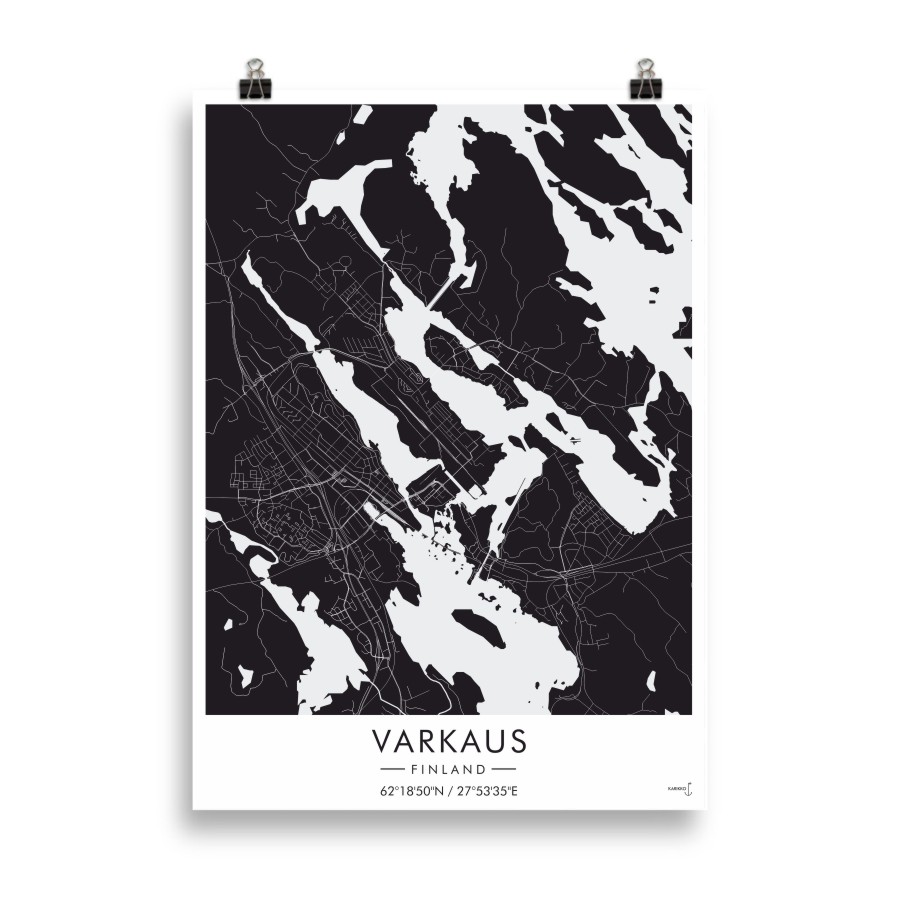 Varkaus juliste musta | KARIKKO