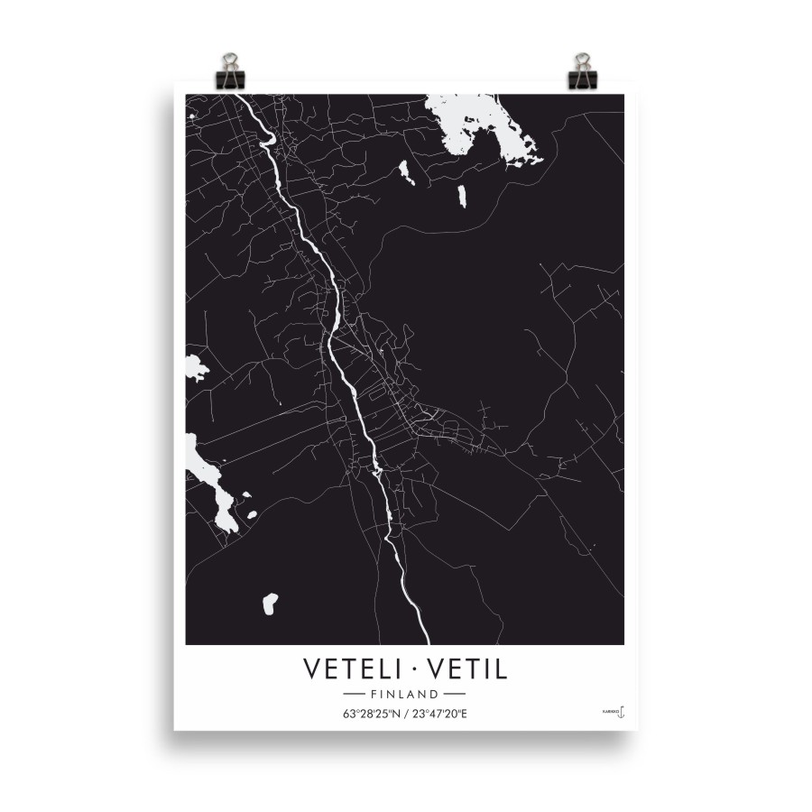 Veteli juliste musta | KARIKKO