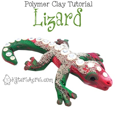 Friesen Friday: Polymer Clay Lizard Tutorial Sculpting Project Craft