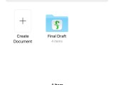 Getting Started With Final Draft Go Iphone Final Draft