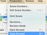 How Do I Mark Or Clear Revisions On A Script Final Draft
