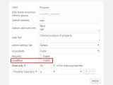 Conditional Fields Addon Real Estate Manager
