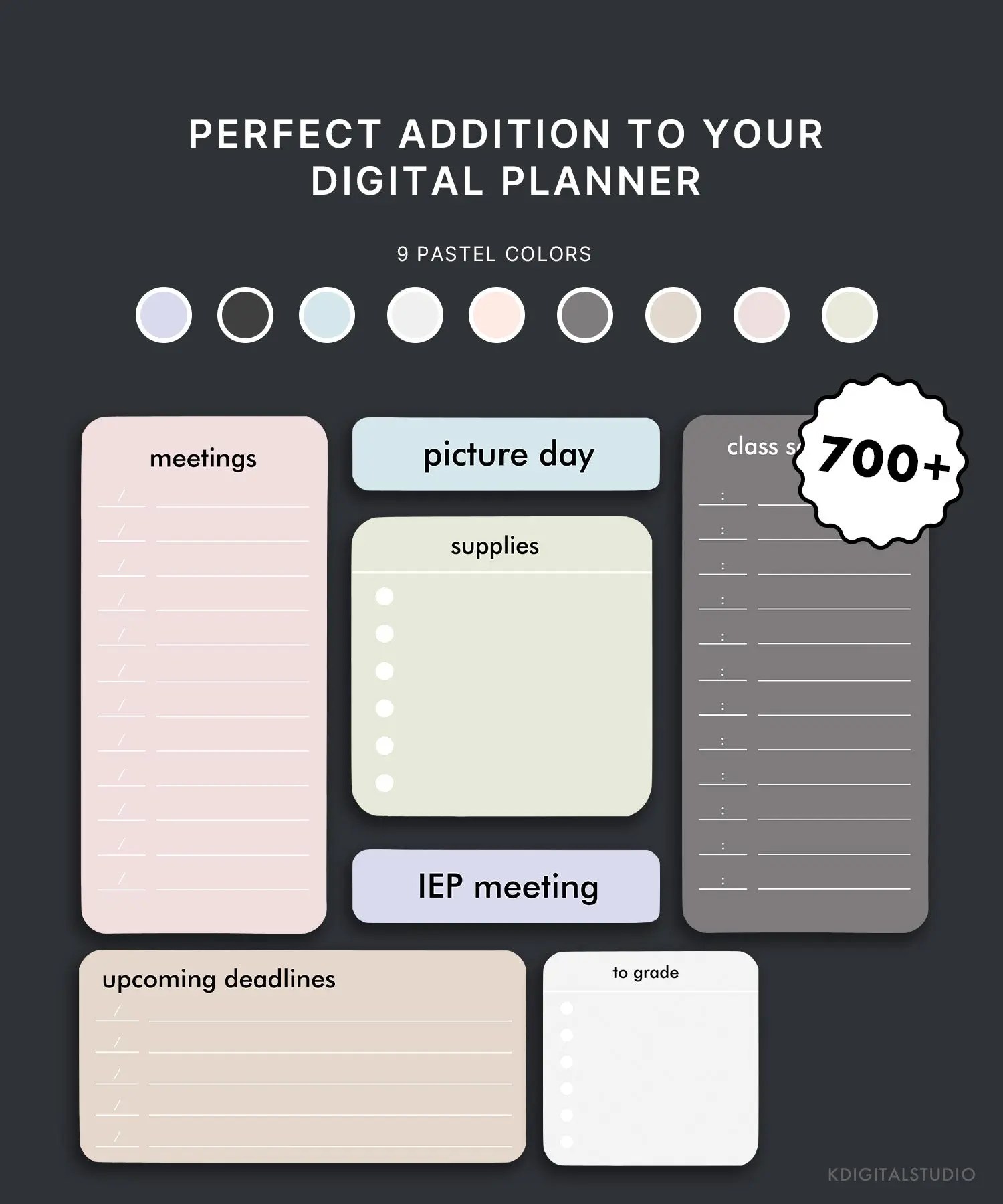 Pastel Teacher Widgets Kdigitalstudio