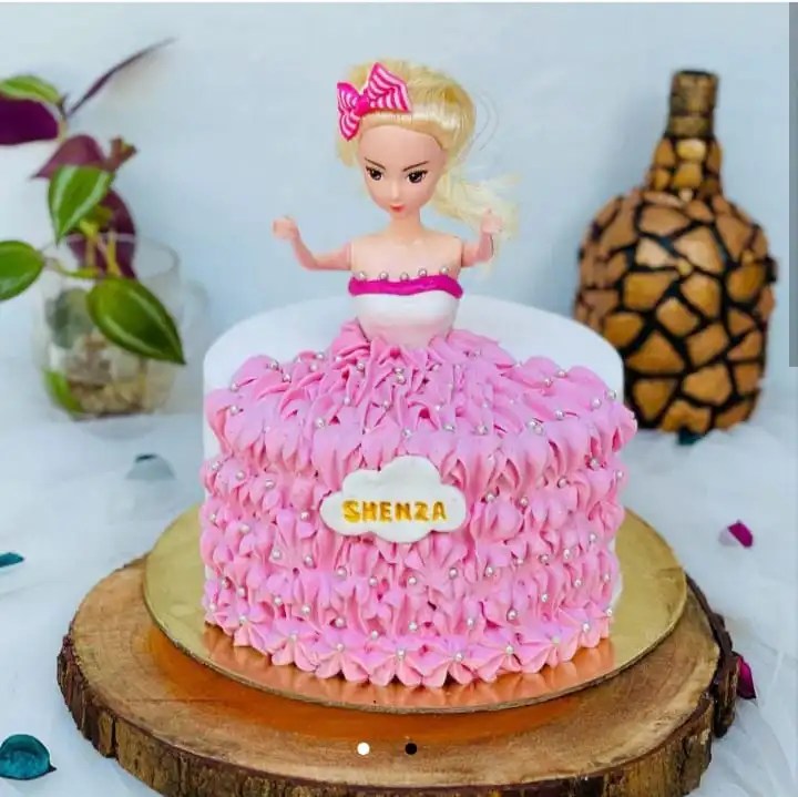 Cute Barbie Cake - Kekmart