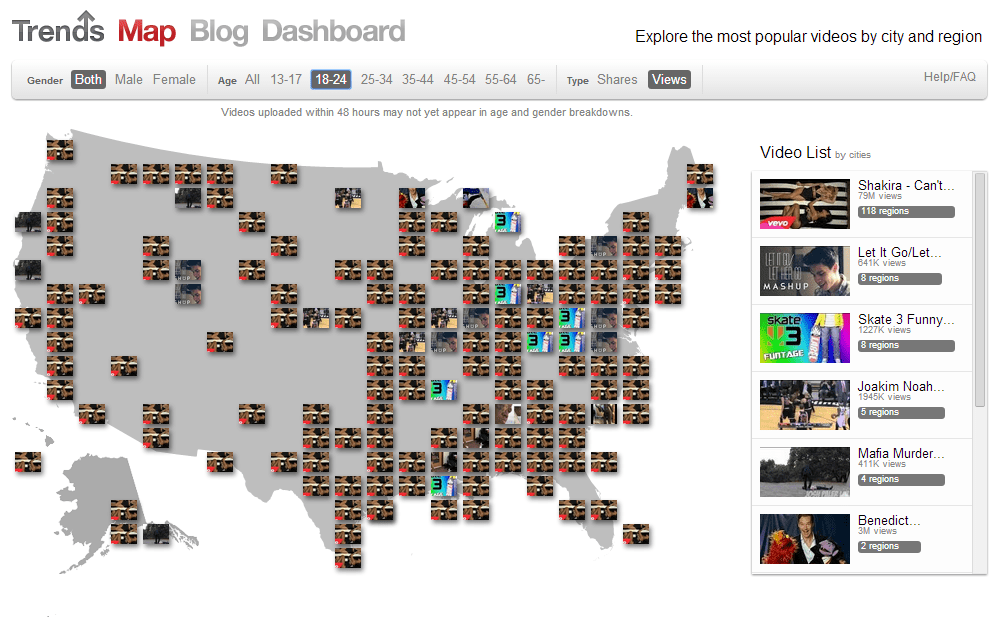 February 2014 – YouTube Trends Map | Kerin & Hartley Marketing