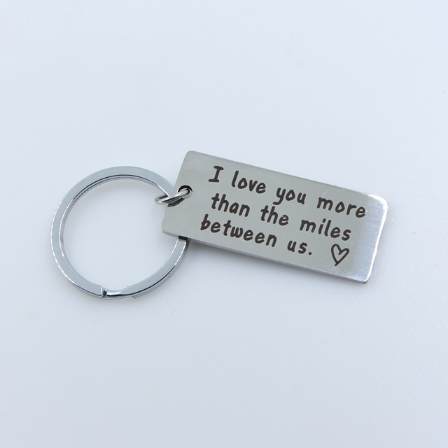 Custom Stainless Steel Map of United States Keychains