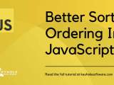 Better Sort Ordering In Javascript Keyhole Software