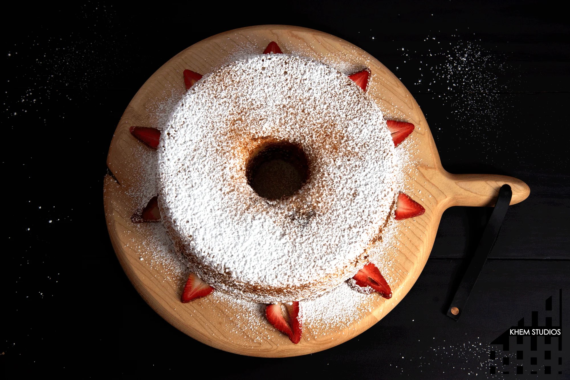 Sinfully Delicious Angel Food Cake Khem Studios