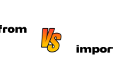 Python Tip From Versus Import