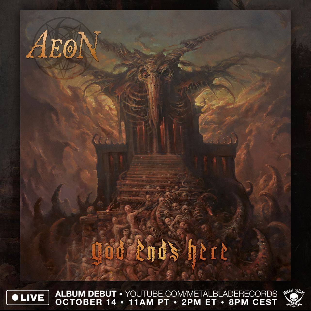 AEON (Death Metal - Sweden) - Will unleash their "God Ends Here" full ...