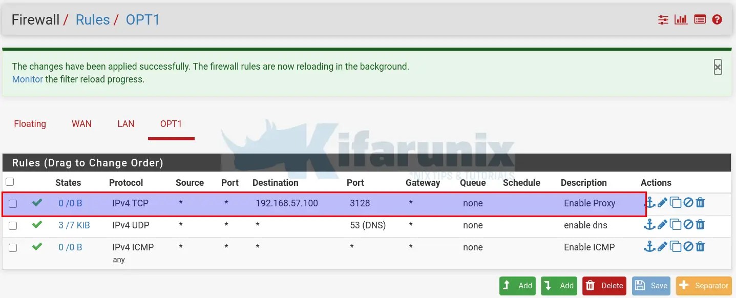 Install And Setup Squid Proxy On Pfsense Kifarunix