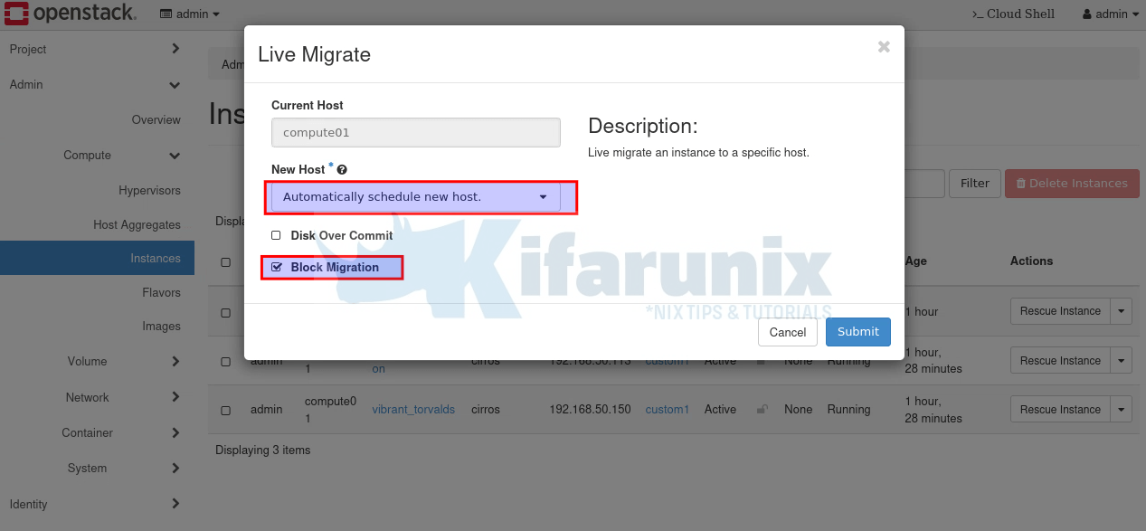 How To Safely Reboot Openstack Compute Node Kifarunix