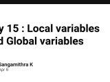 Understanding Local And Global Variables In Java Programming Killbait