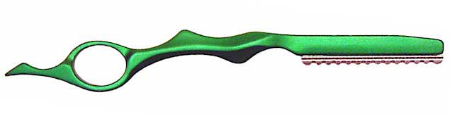 Emerald Green Hair Razor - Kissaki Shears