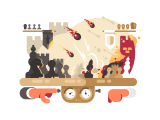 Chess Battle Illustration Kit8