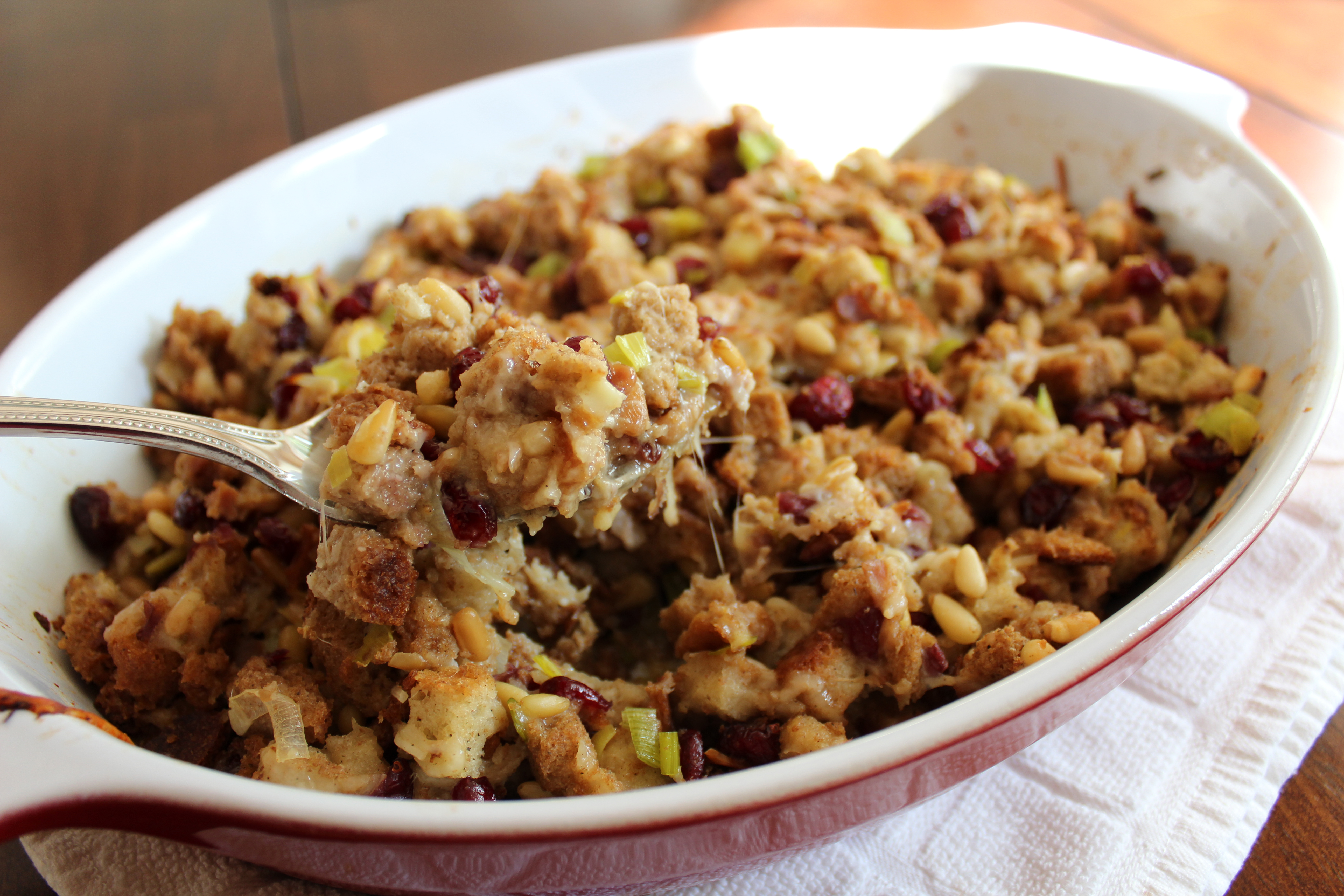 Prosciutto, Parmesan & Pine Nut Stuffing – Kitchen Composure